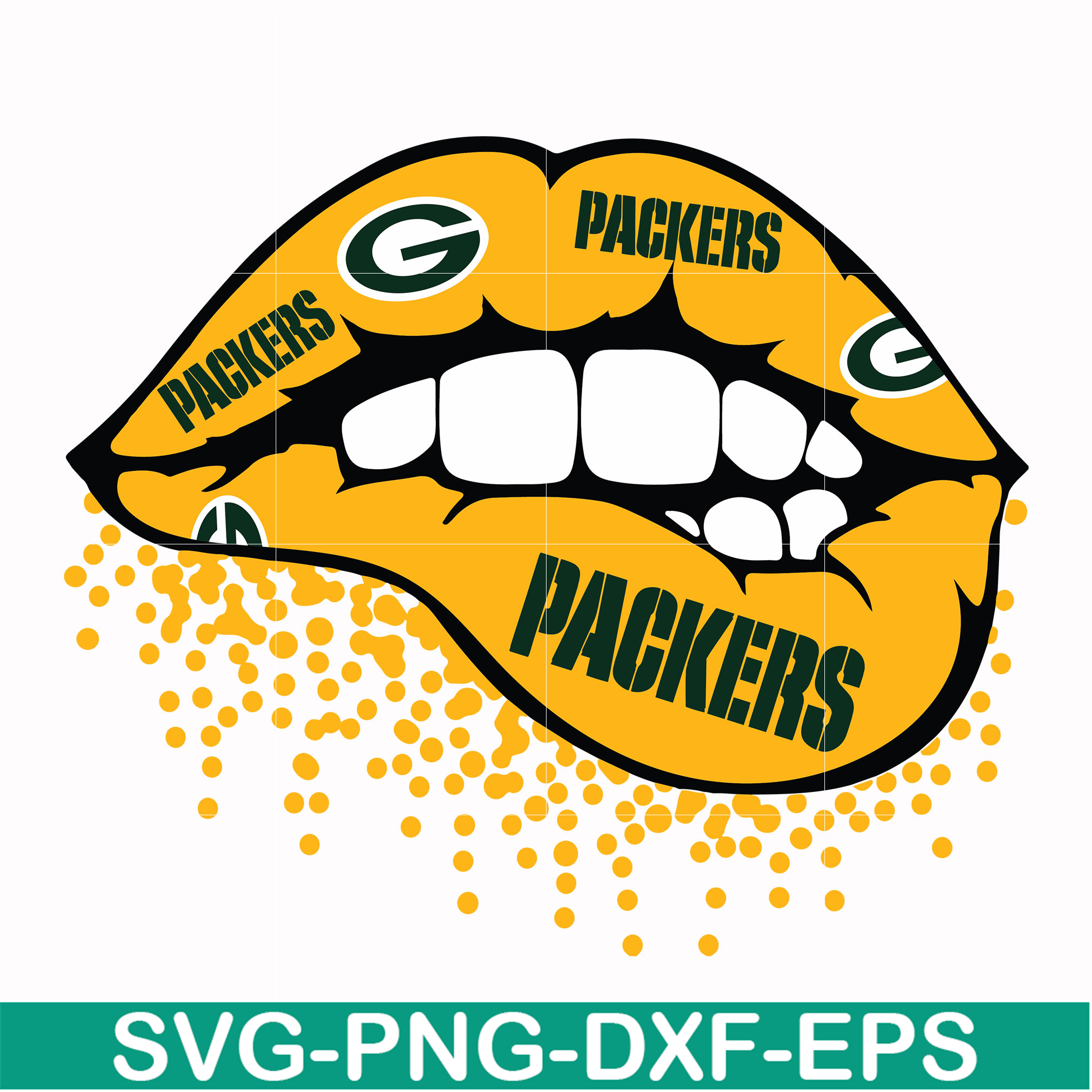 Green Bay Packers lip svg, Packers svg, Nfl svg, png, dxf, e | Inspire ...