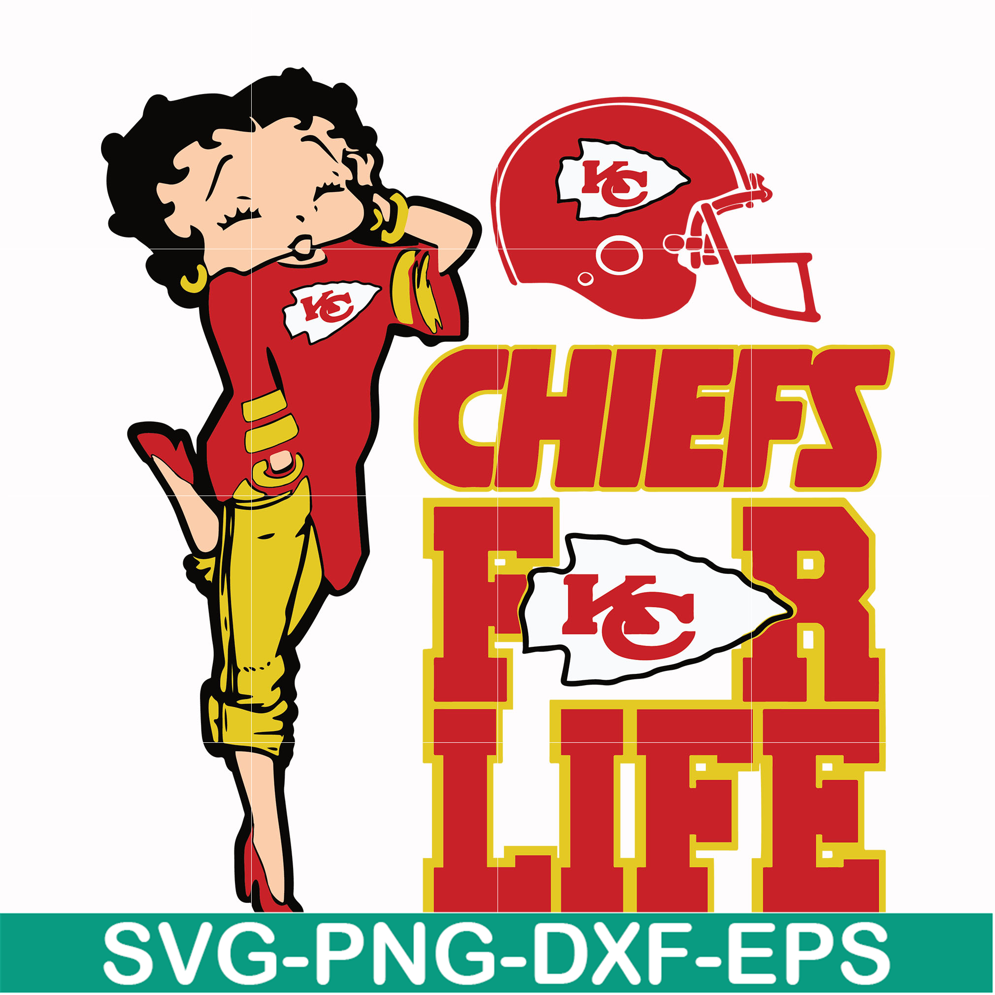 Girl chief for life svg, Kansas City Chiefs svg, Chiefs svg, | Inspire ...