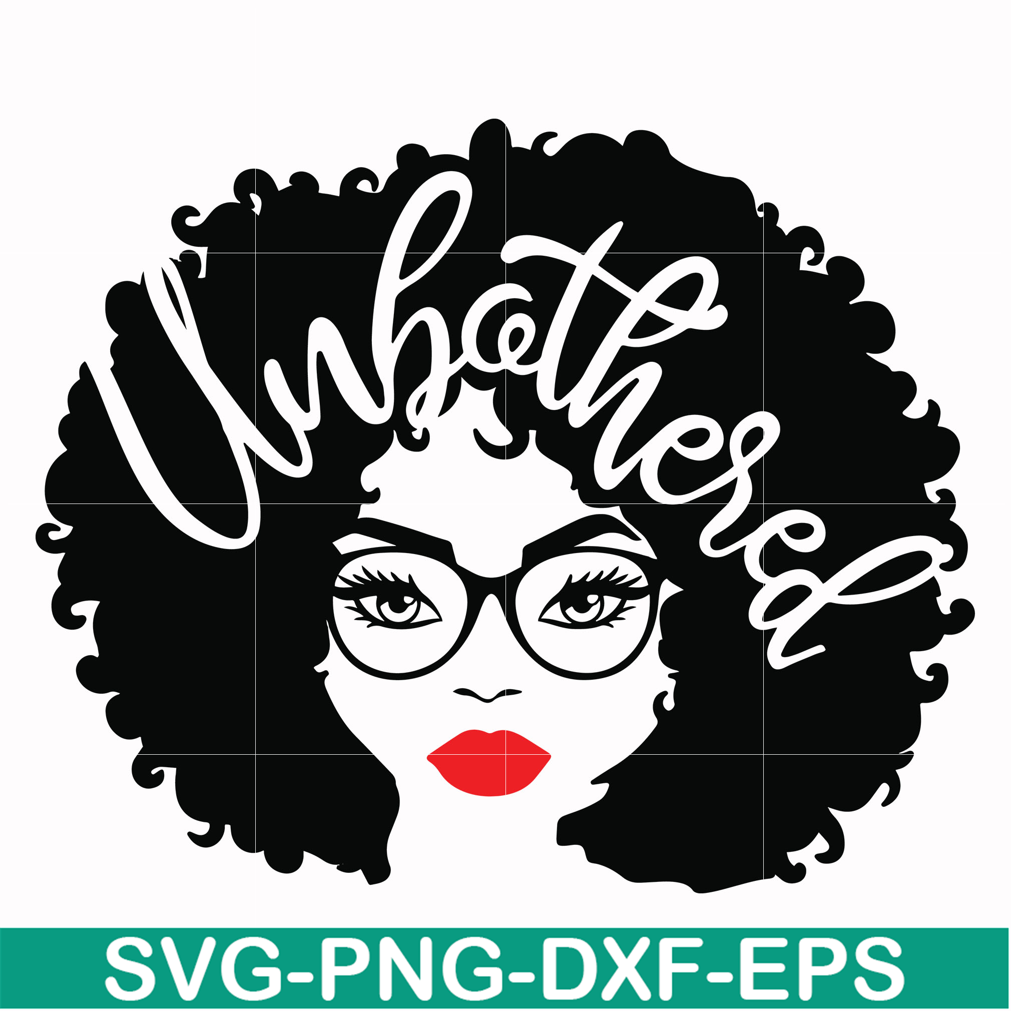 Unbothered Black Girl Svg, Afro Woman Svg, African American | Inspire ...