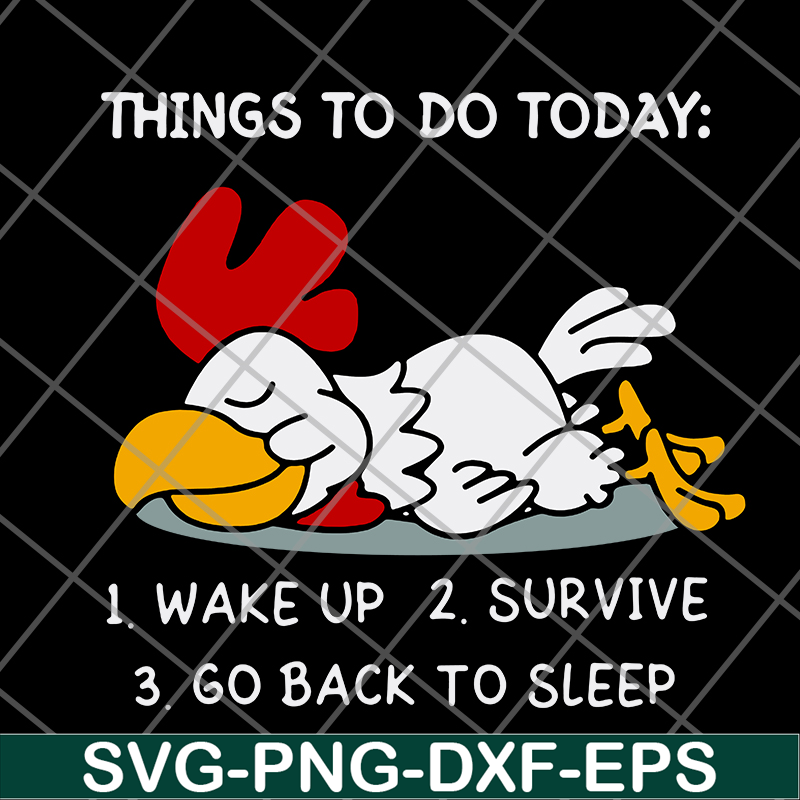 Thing to do today svg, png, dxf, eps digital file FN14062113 | Inspire ...