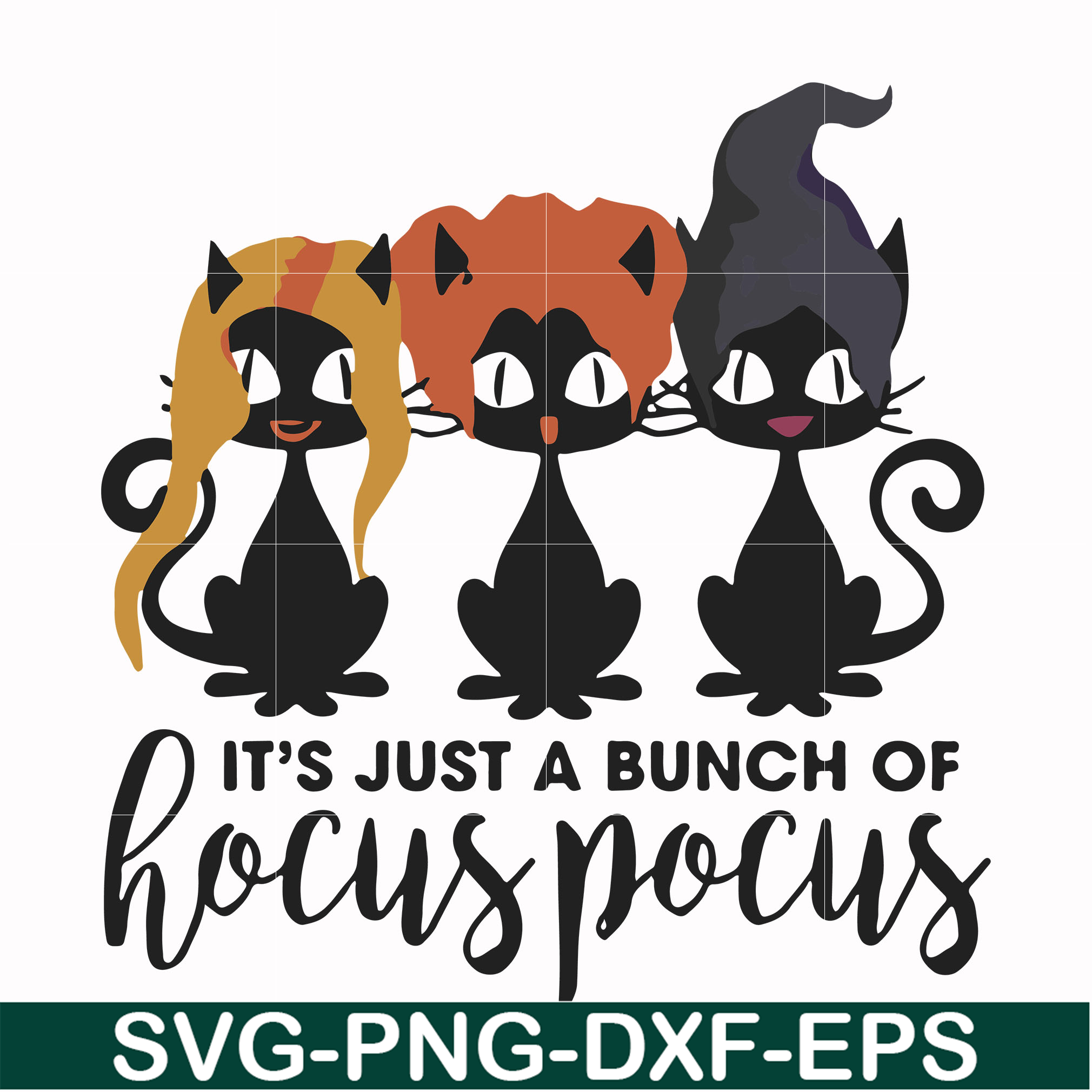 Its just a bunch of hocus pocus svg, halloween svg, png, dxf | Inspire ...