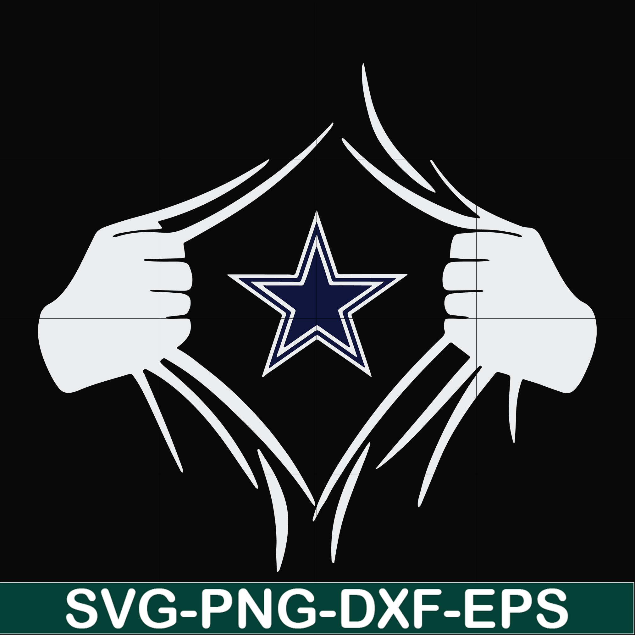 Cowboys superman, svg, png, dxf, eps file NFL0000110 | Inspire Uplift