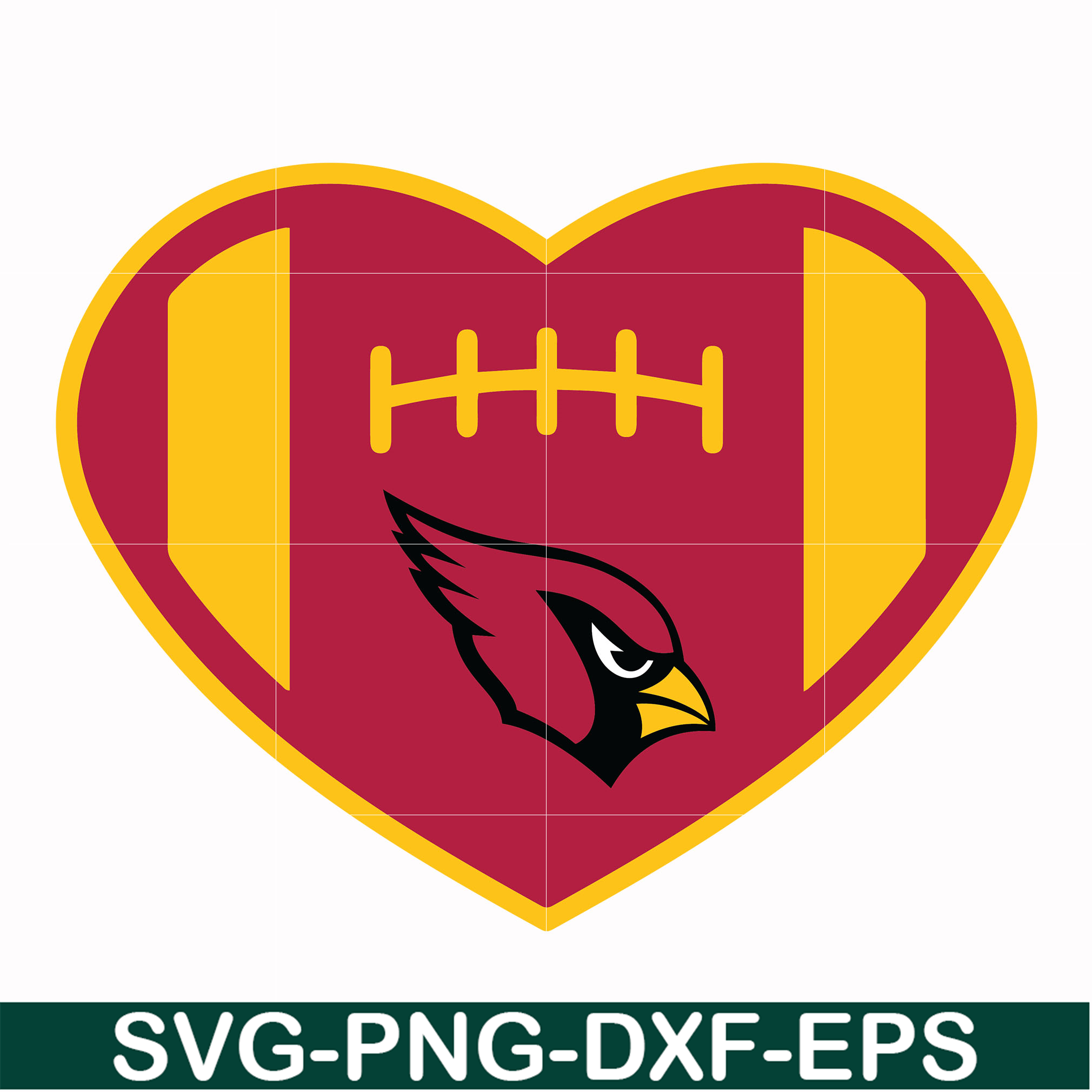 Arizona Cardinals heart svg, Cardinals heart svg, Nfl svg, p - Inspire ...