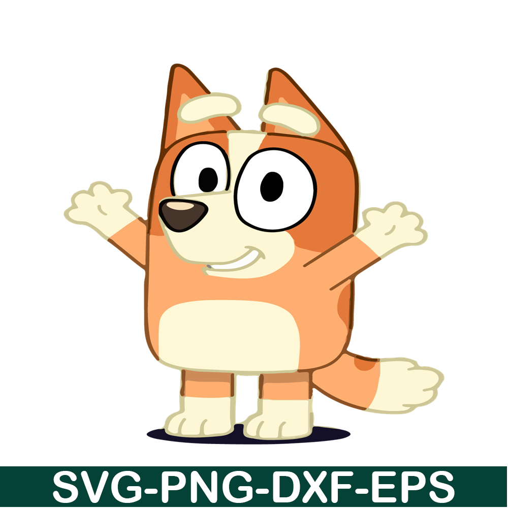 Happy Bingo SVG PDF PNG Bluey Cartoon SVG Bluey Characters S - Inspire ...