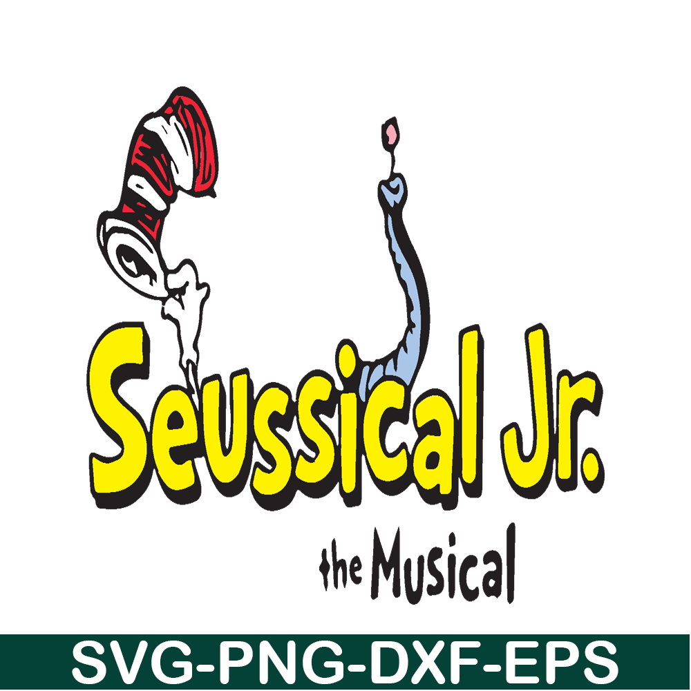 Seussical Jr The Musical SVG, Dr Seuss SVG, Cat In The Hat S - Inspire ...