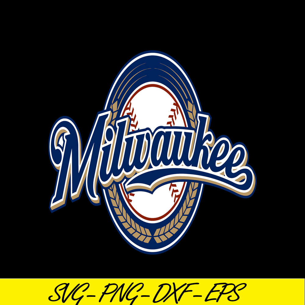 Milwaukee Brewers Unique Logo SVG, Major League Baseball SVG | Inspire ...