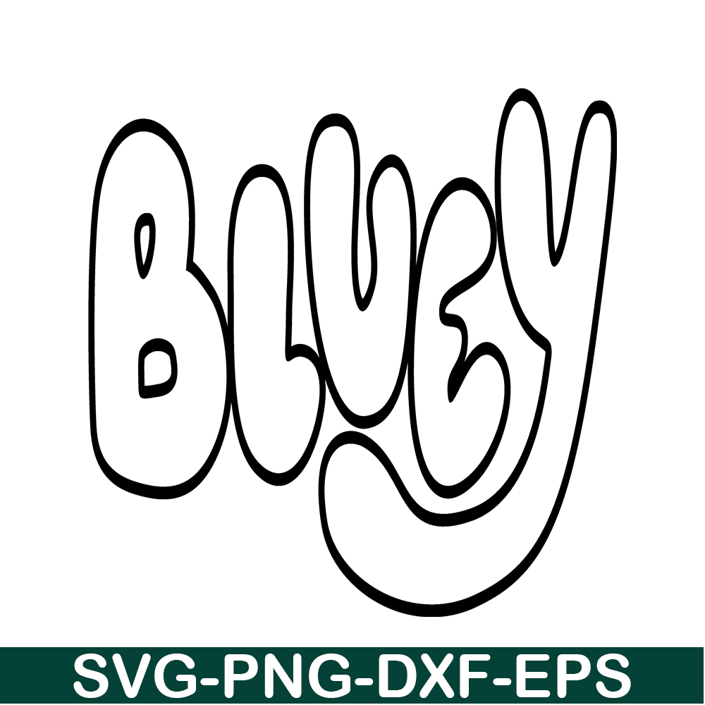Bluey Logo SVG PNG DXF EPS Bluey Movie SVG Bluey SV - Inspire Uplift