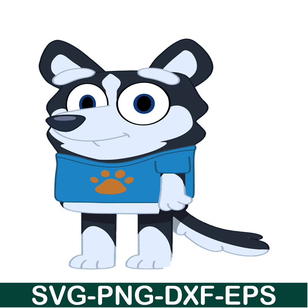 Bluey Dog SVG PNG PDF Bluey Characters SVG Bluey Cartoon SVG | Inspire ...