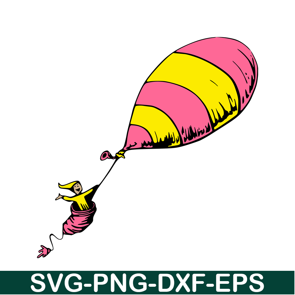 oh the places you go balloon SVG, Dr Seuss SVG, Cat In The H | Inspire ...