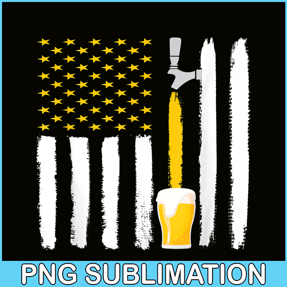 Craft Beer PNG American Flag Beer Vibes PNG 4th July Brewery | Inspire ...