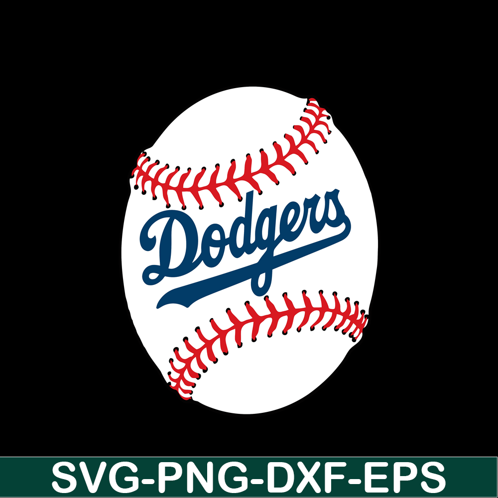 The Dodgers Ball SVG, Major League Baseball SVG, MLB Lovers | Inspire ...