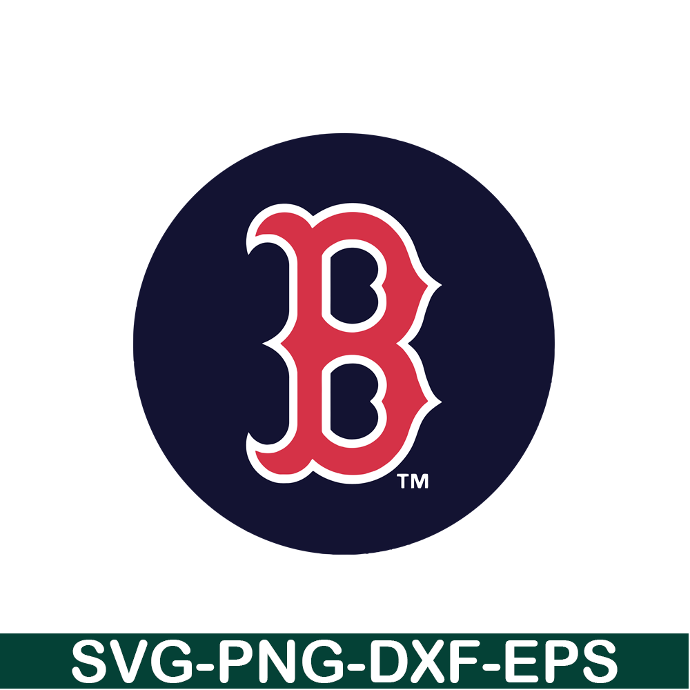 Boston Red Sox B Logo SVG PNG DXF EPS AI, Major League Baseb | Inspire ...