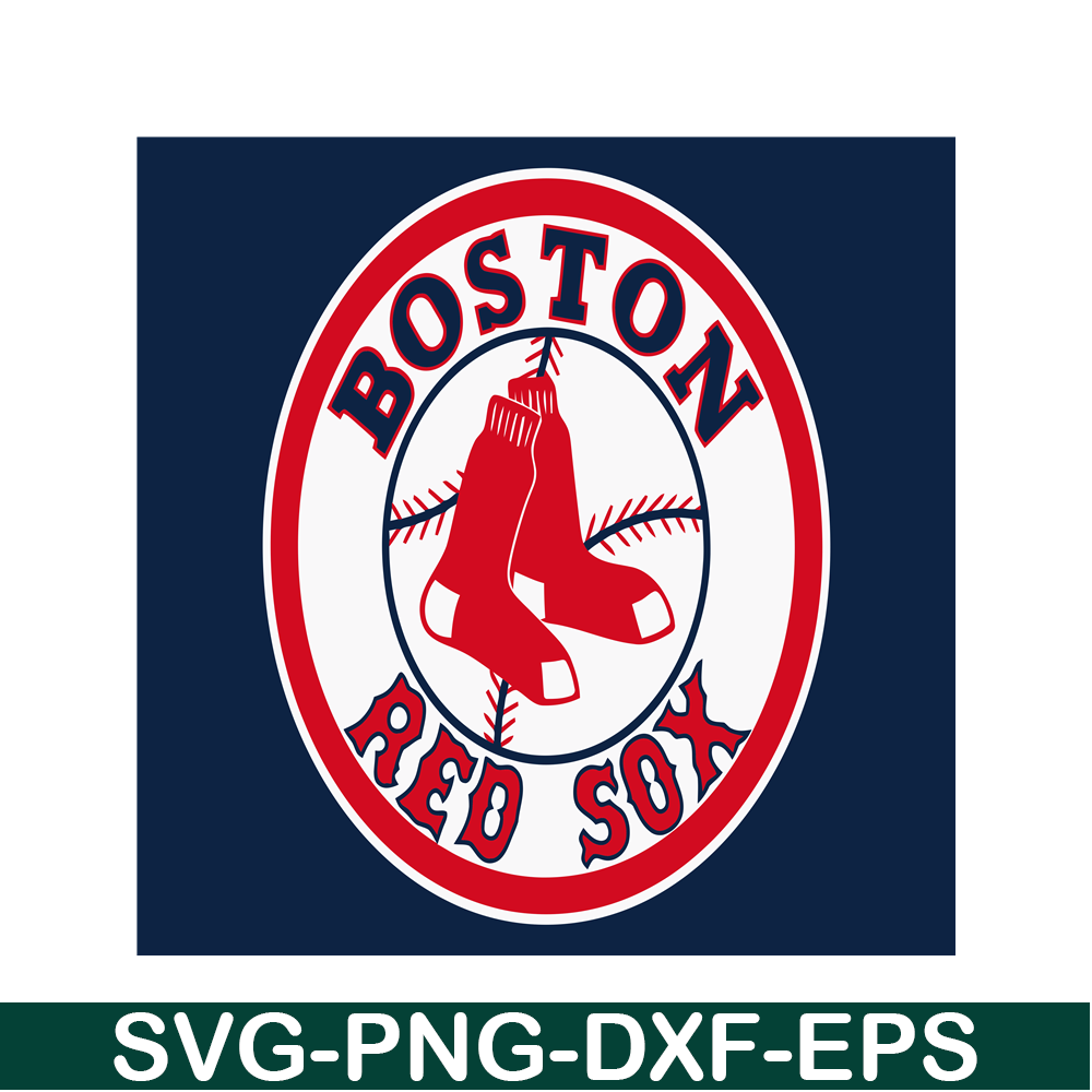 Boston Red Sox Logo SVG PNG DXF EPS AI, Major League Basebal - Inspire ...