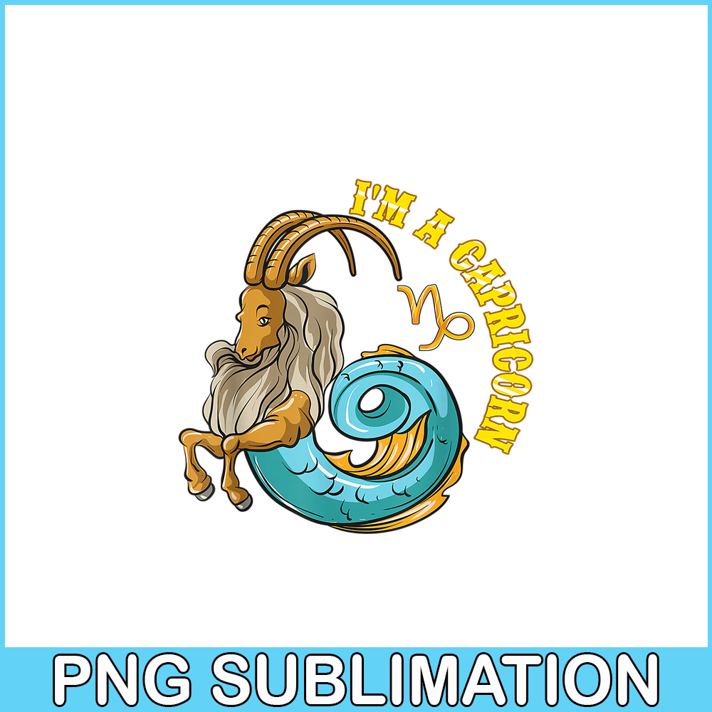 Zodiac Sign PNG I Am A Capricorn PNG Goat Zodiac PNG - Inspire Uplift