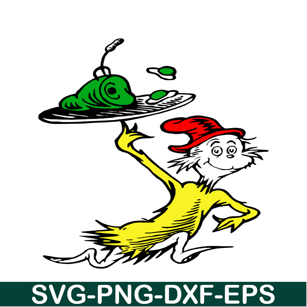 Green eggs and ham SVG, Dr Seuss SVG, Cat In The Hat SVG DS1 - Inspire ...