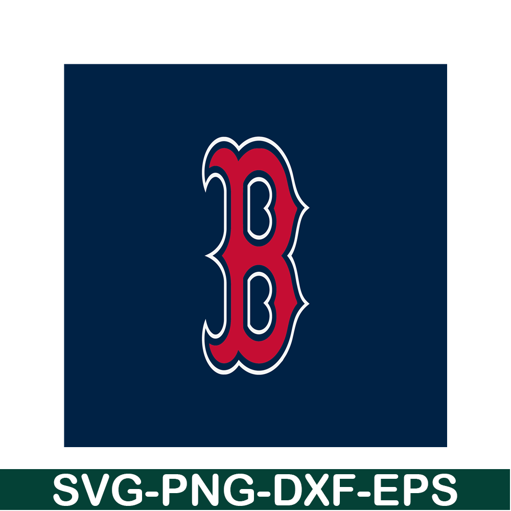 Boston Red Sox The B Flag SVG PNG DXF EPS AI, Major League B - Inspire ...