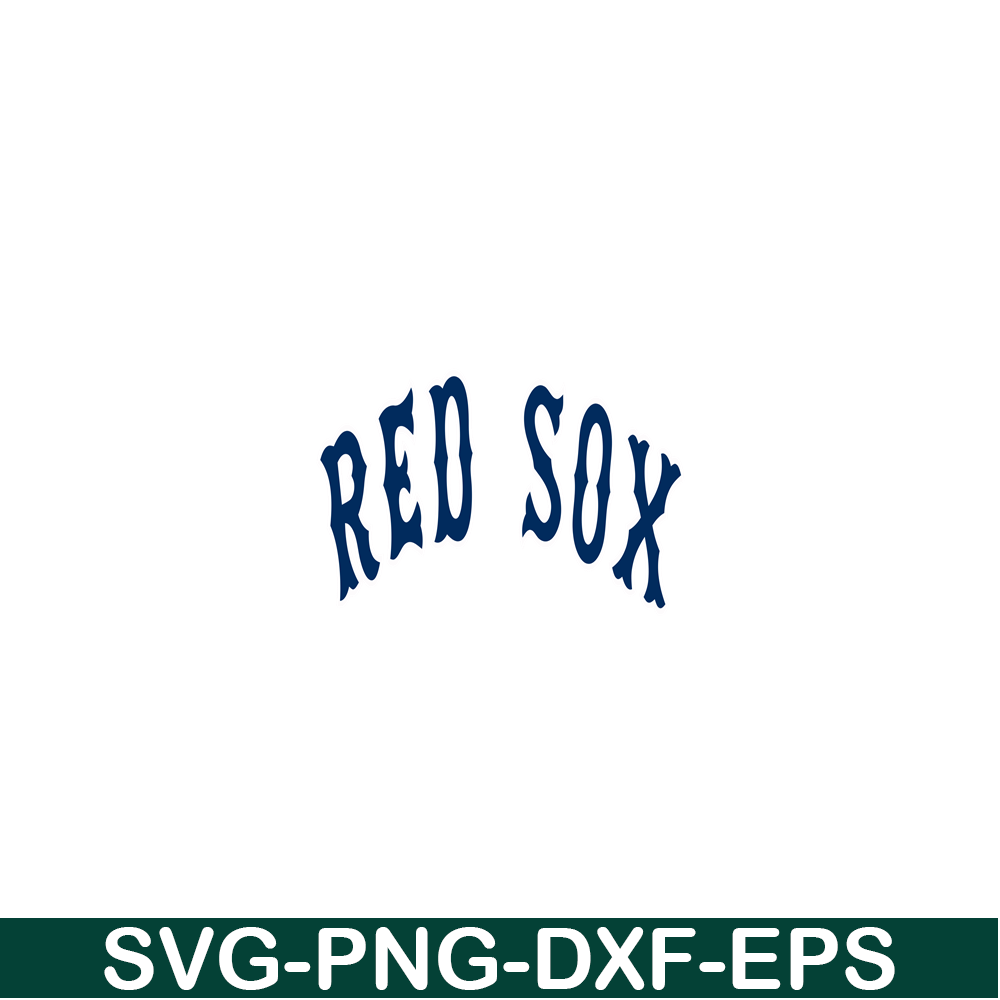 Red Sox Text SVG PNG DXF EPS AI, Major League Baseball SVG, | Inspire ...
