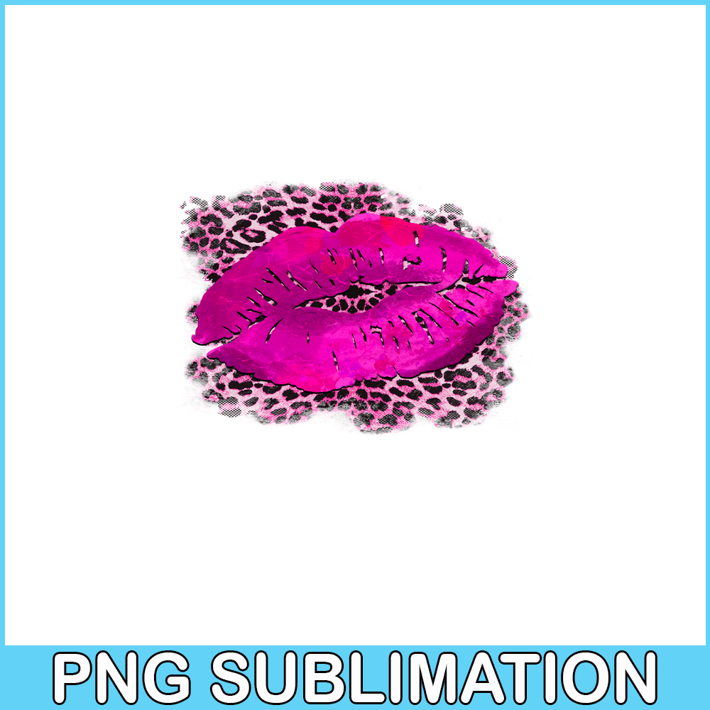 Pink Leopard Lips PNG, Lovely Valentine PNG, Valentine Holid - Inspire ...
