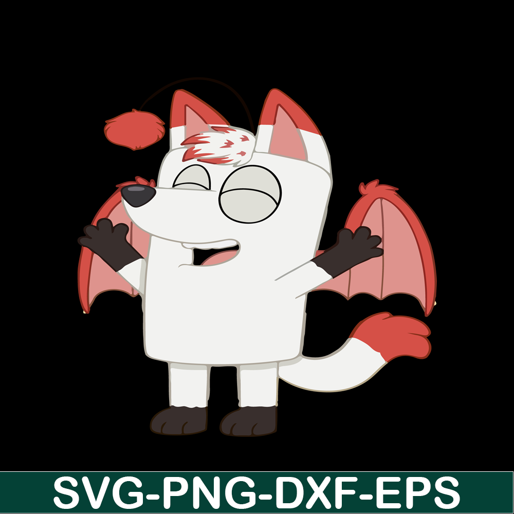 Bluey Heeler Moogle Fox SVG PNG PDF Bluey Characters SVG Blu | Inspire ...