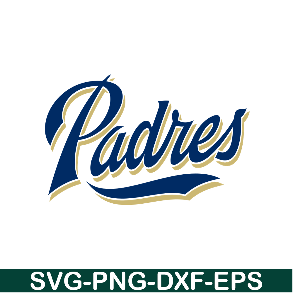 San Diego Padres The Text SVG, Major League Baseball SVG, Ba | Inspire ...