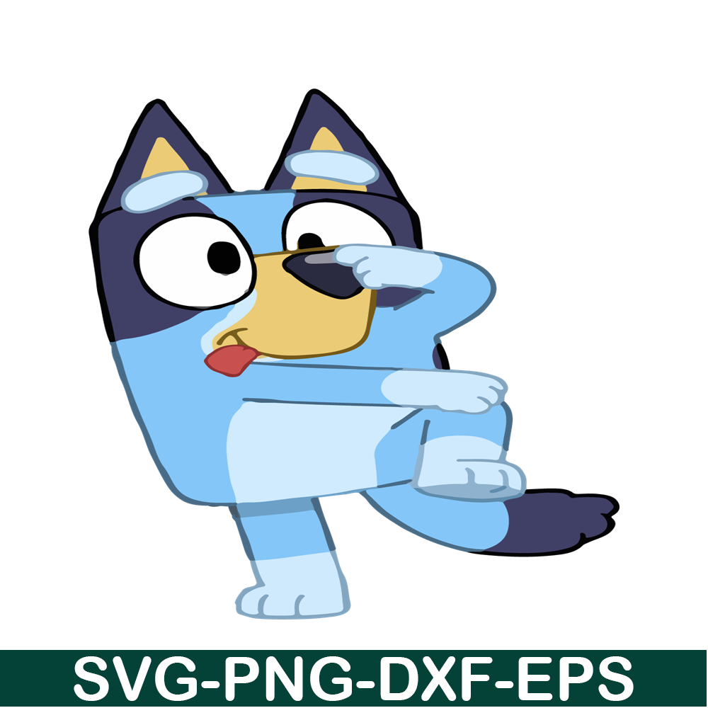 Funny Bandit SVG PDF PNG Bluey Character SVG Bluey Movie SVG | Inspire ...