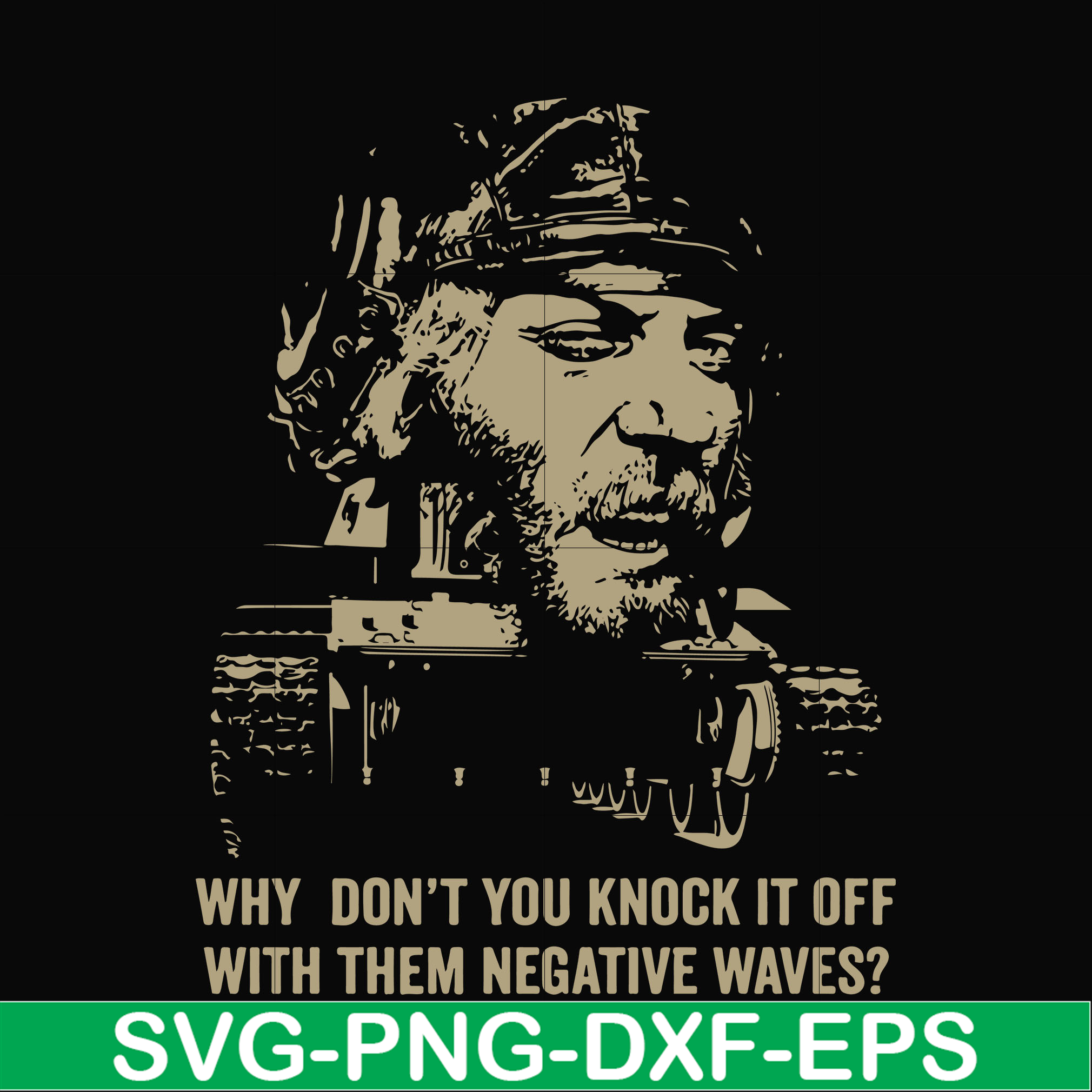 Why don't you knock it off with them negative waves svg, png | Inspire ...