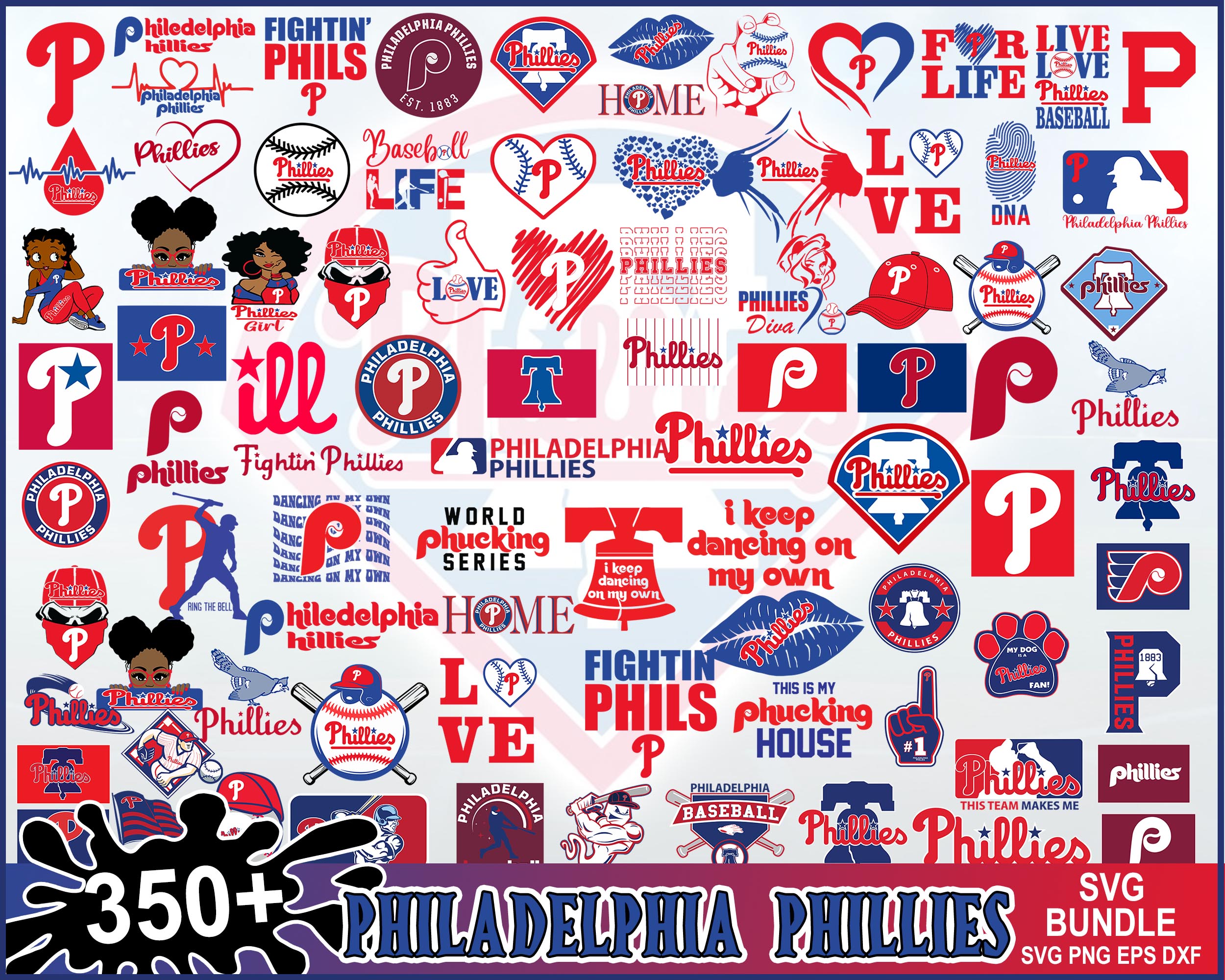 Phillies Svg, MLB Svg, MLB Svg, Png, Dxf, Instant Download - Inspire Uplift