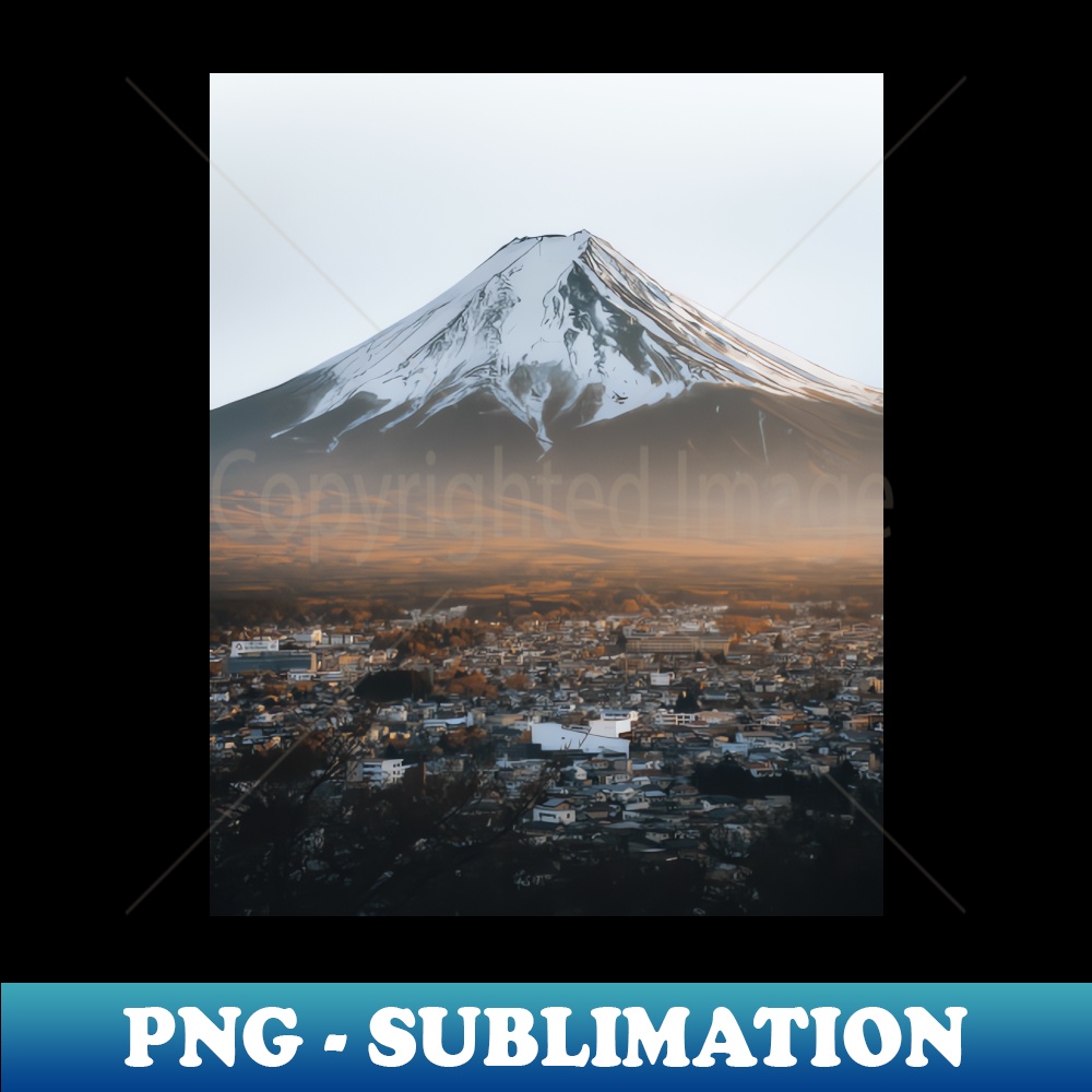 Mount Fuji - Premium Sublimation Digital Download - Instantl - Inspire Uplift