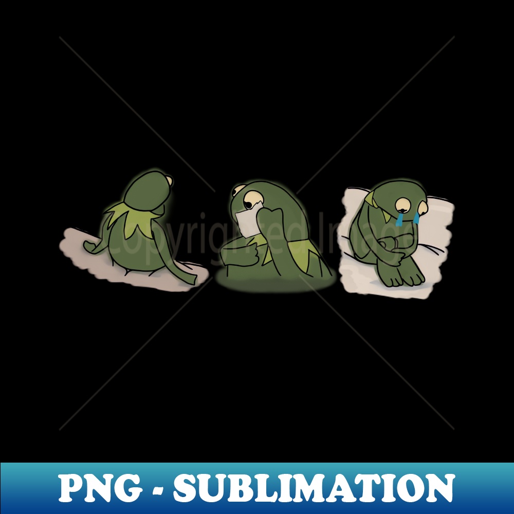 sad frog meme - Exclusive Sublimation Digital File - Add a F | Inspire ...
