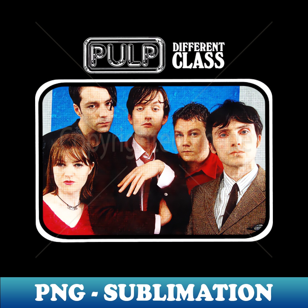 90s Pulp Band - Aesthetic Sublimation Digital File - Bold & - Inspire ...