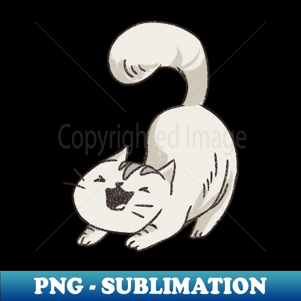 Cute cat - High-Resolution PNG Sublimation File - Create wit | Inspire ...
