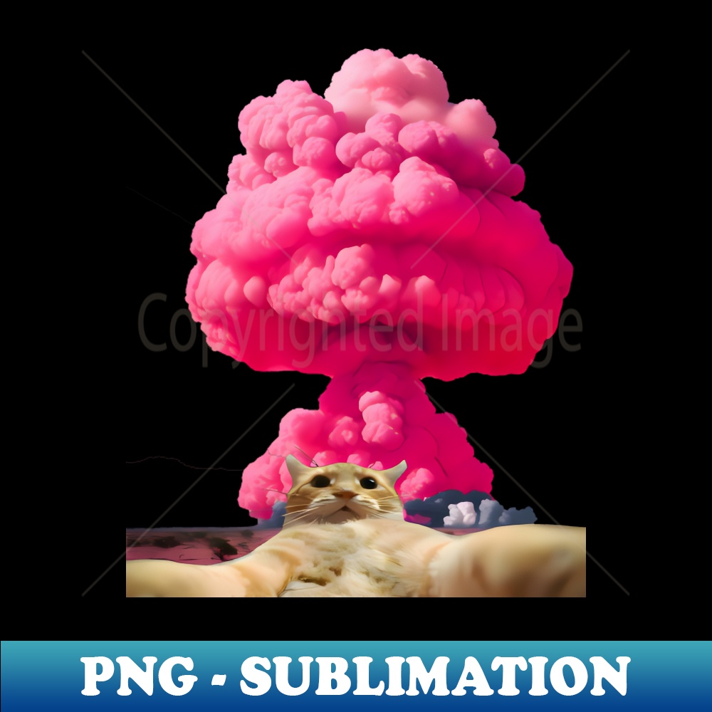 Funny Survival Cat Nuclear Bomb - Artistic Sublimation Digit | Inspire ...