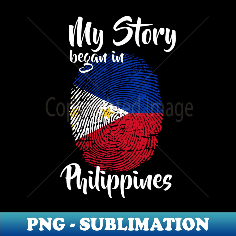 Philippines Flag Fingerprint My Story DNA Filipino - Profess - Inspire ...