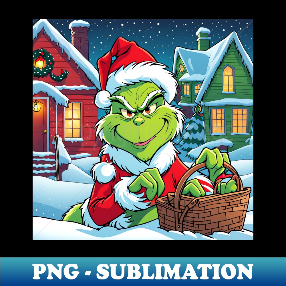 Grinch - Modern Sublimation PNG File - Spice Up Your Sublima | Inspire ...