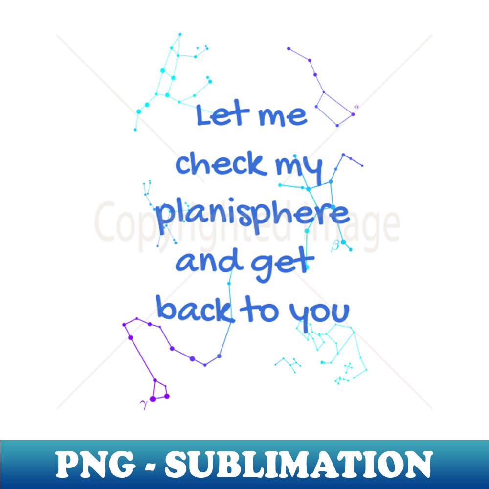 Planisphere Constellations - PNG Transparent Sublimation Des | Inspire ...