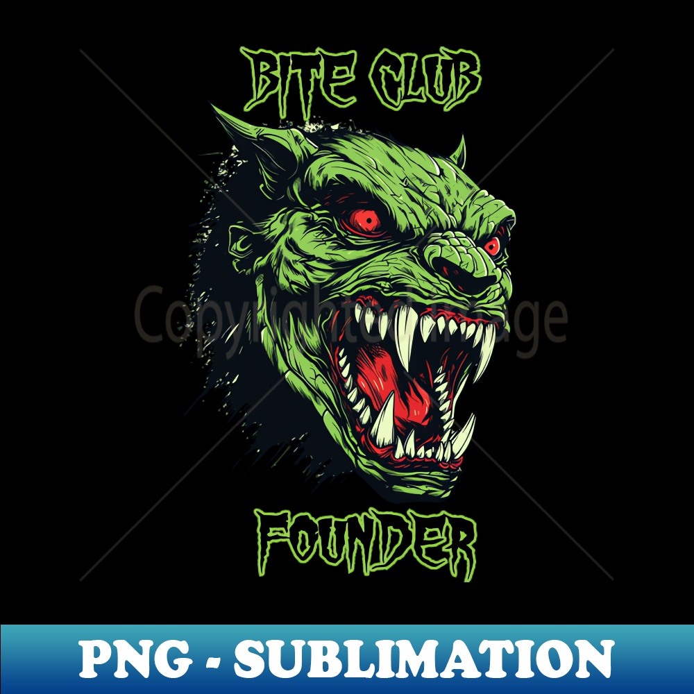 Orc Demon Bite Club Founder - Creative Sublimation PNG Downl - Inspire ...