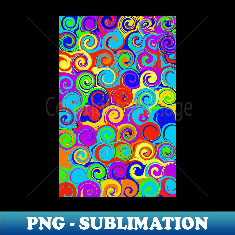 Liquid Color Swirl Pattern - Vintage Sublimation PNG Downloa | Inspire ...
