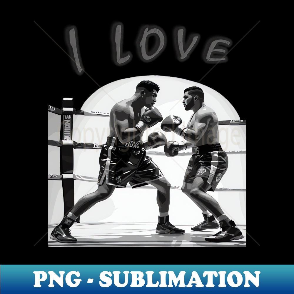 I love boxing moments - Modern Sublimation PNG File - Bold & - Inspire ...