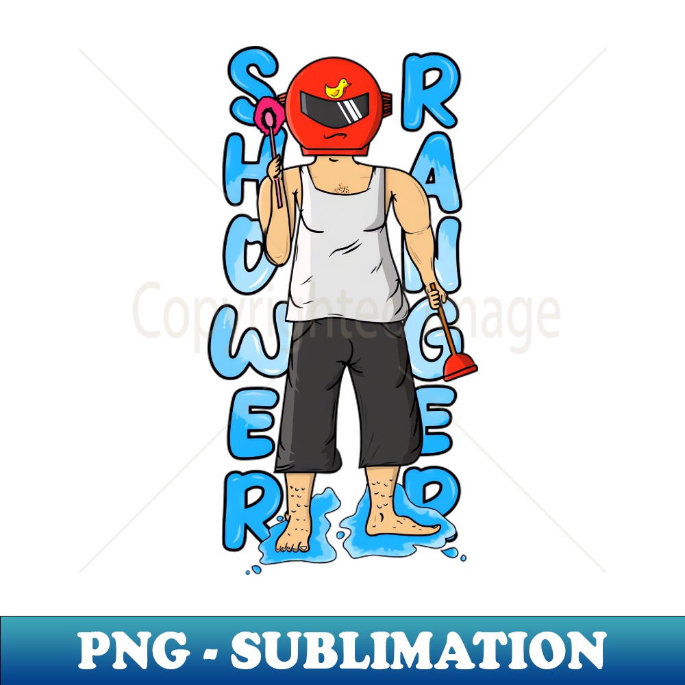 Shower Ranger - Exclusive Sublimation Digital File - Unleash - Inspire Uplift