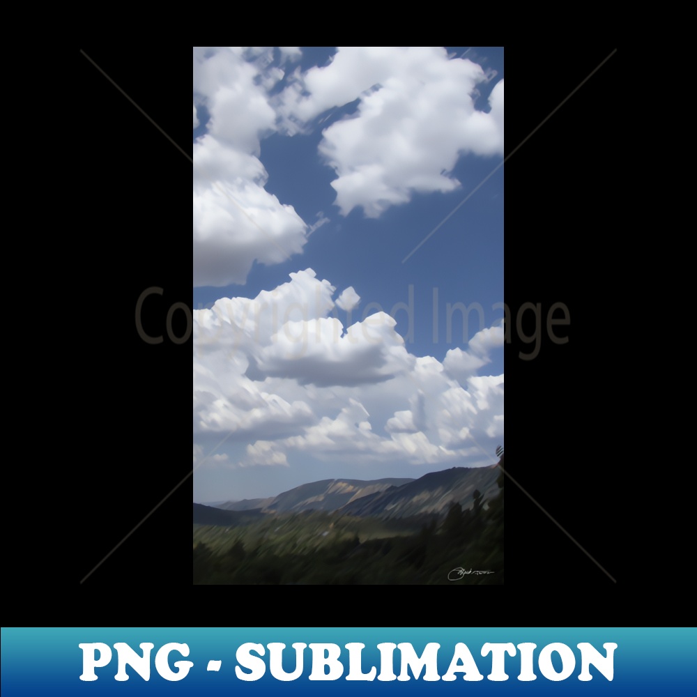 Summer Clouds - Premium Sublimation Digital Download - Perfe | Inspire Uplift