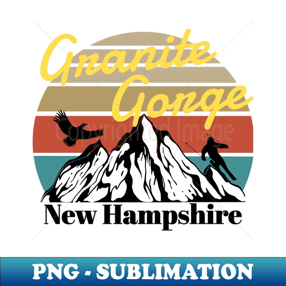 Granite Gorge ski - New Hampshire - Elegant Sublimation PNG | Inspire ...