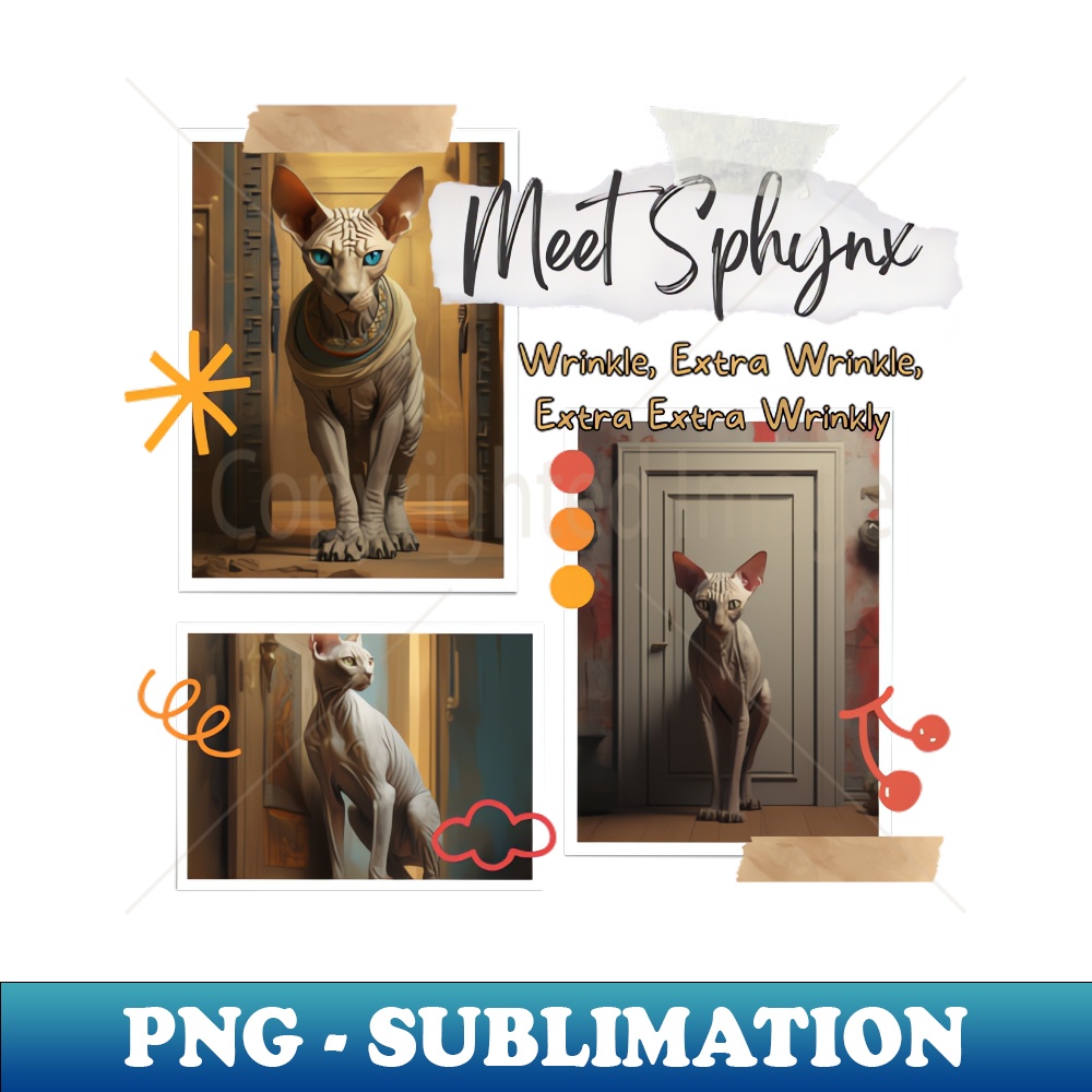 Meet Sphynx - Retro PNG Sublimation Digital Download - Perfe - Inspire Uplift