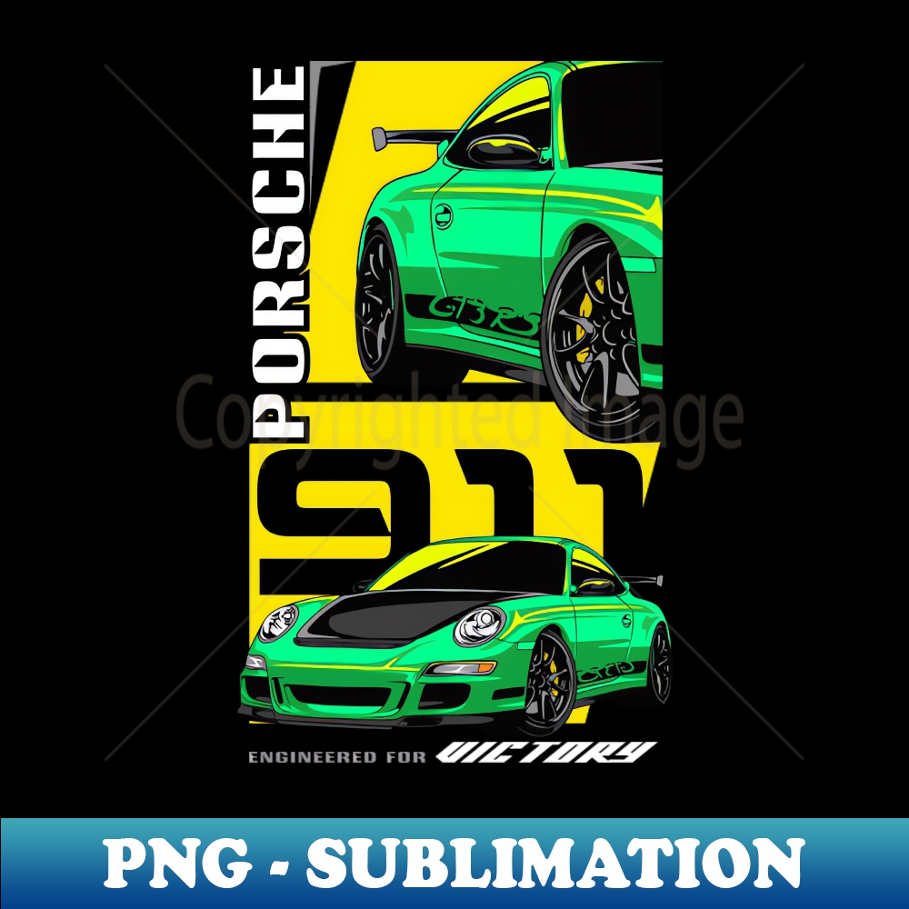 911 GT3 RS Racing Car - Digital Sublimation Download File - - Inspire ...