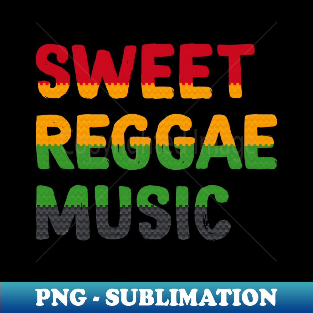 Sweet Reggae Music Rasta Jamaica - Retro PNG Sublimation Dig | Inspire ...