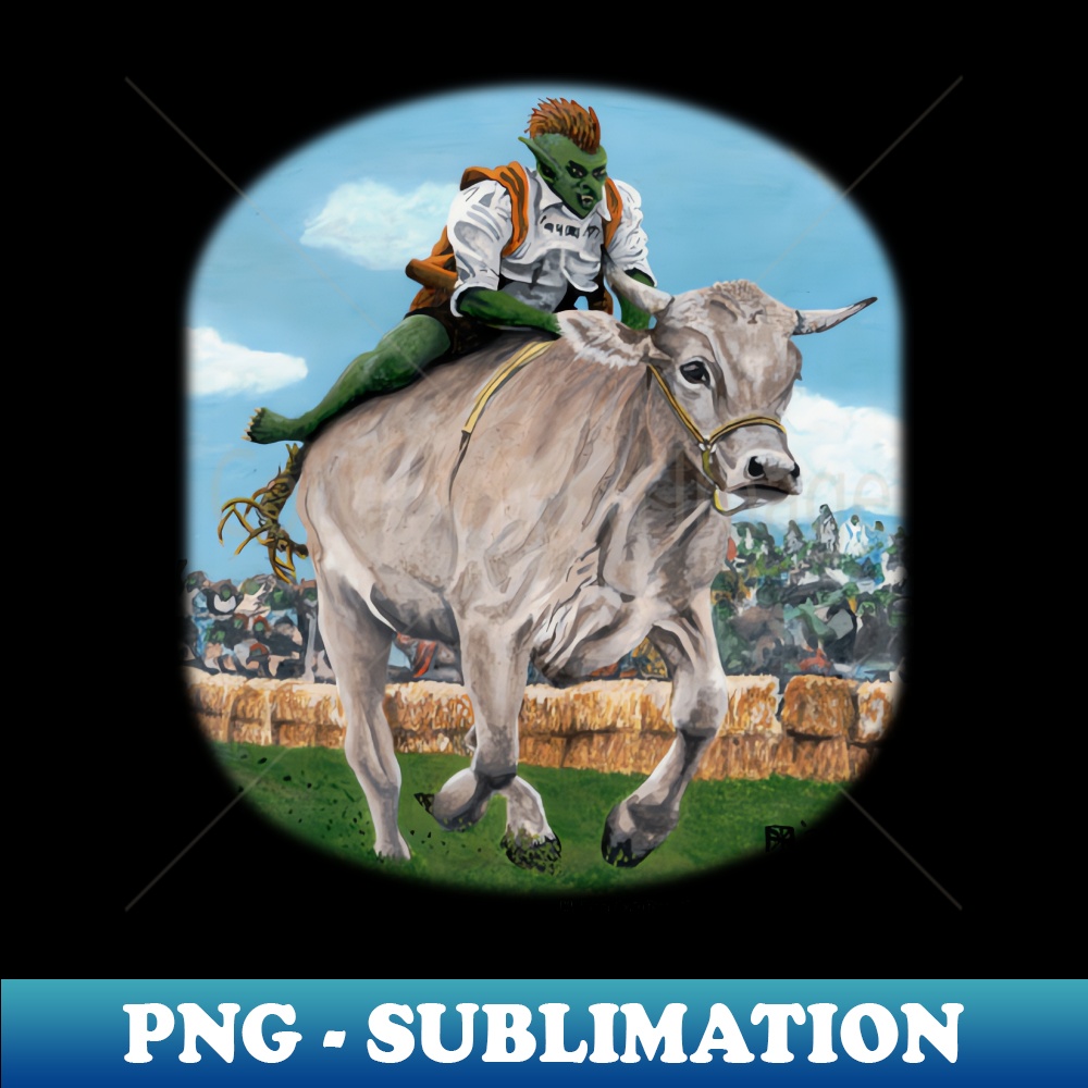 Goblin Bull Rider Race Fantasy Arts - Aesthetic Sublimation - Inspire ...