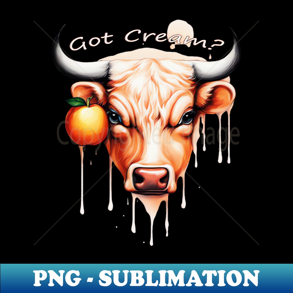 Got Cream Peach and Bull - Exclusive PNG Sublimation Downloa | Inspire ...