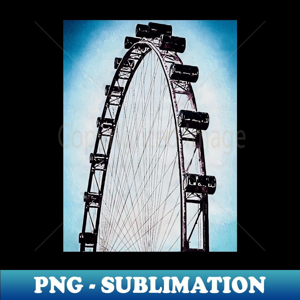 ferris wheel - Artistic Sublimation Digital File - Revolutio | Inspire ...