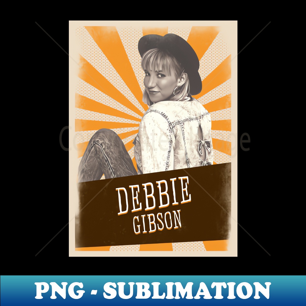 Vintage Aesthetic Debbie Gibson - Signature Sublimation PNG | Inspire ...