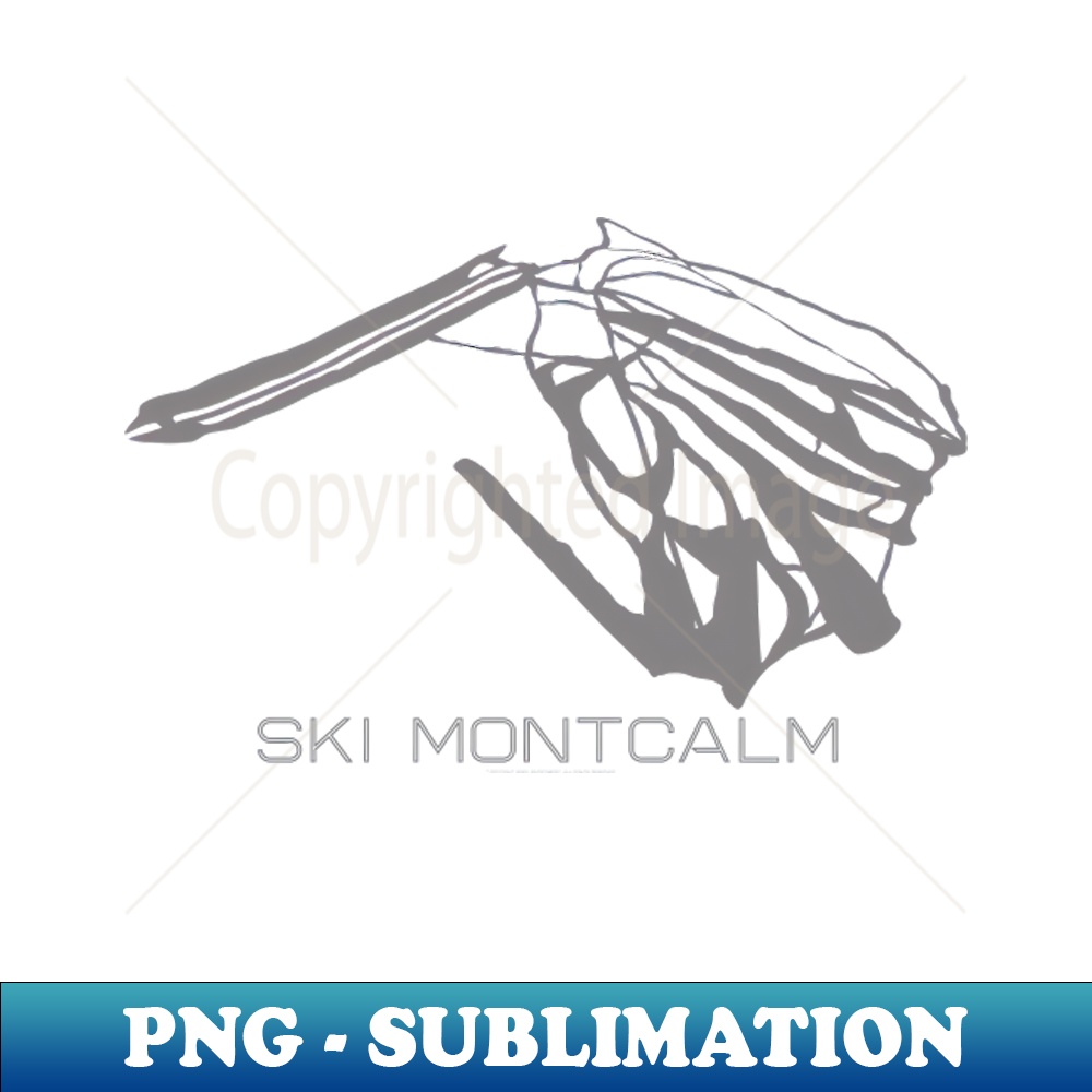 Ski Montcalm Resort 3D - Signature Sublimation PNG File - Pe | Inspire ...