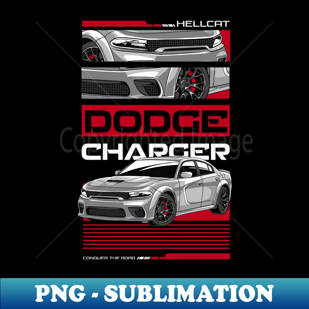 American Charger SRT Hellcat Car - Creative Sublimation PNG | Inspire ...